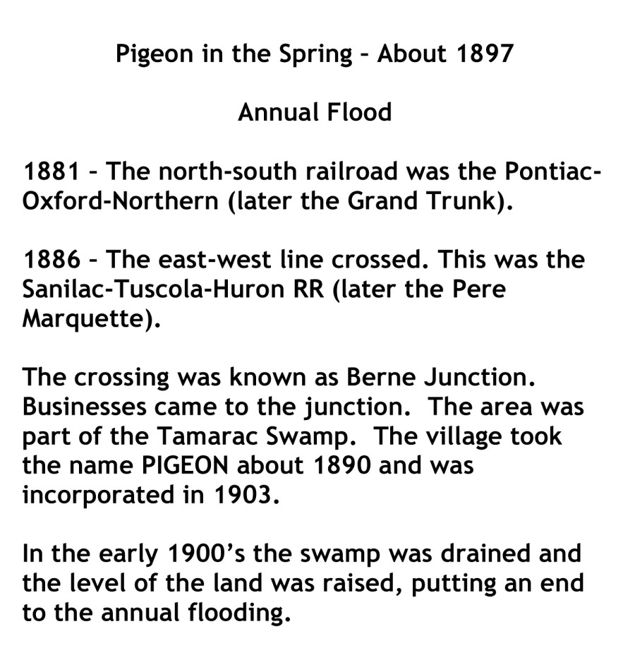 Tamarack Swamp – PIGEON HISTORICAL SOCIETY